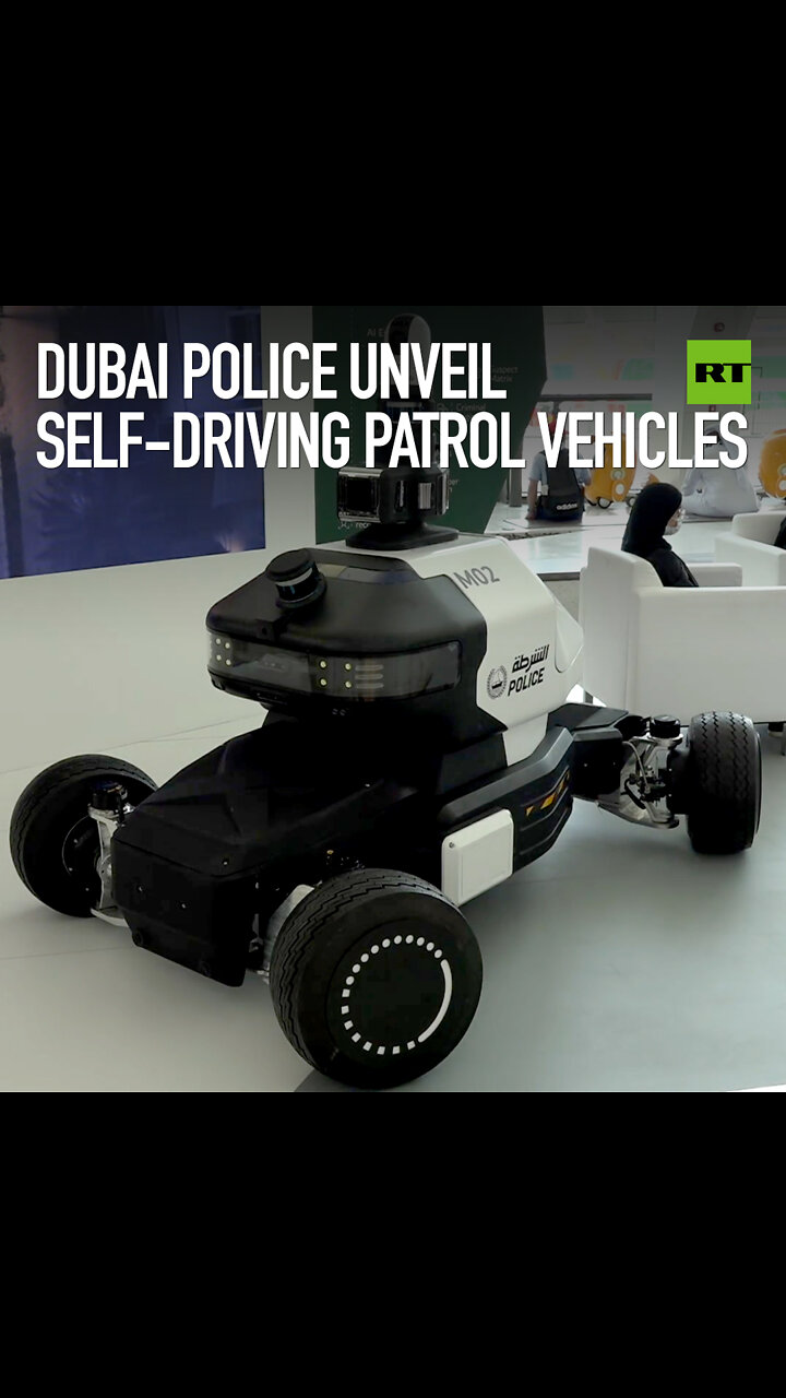 Dubai police unveil self-driving patrol vehicles