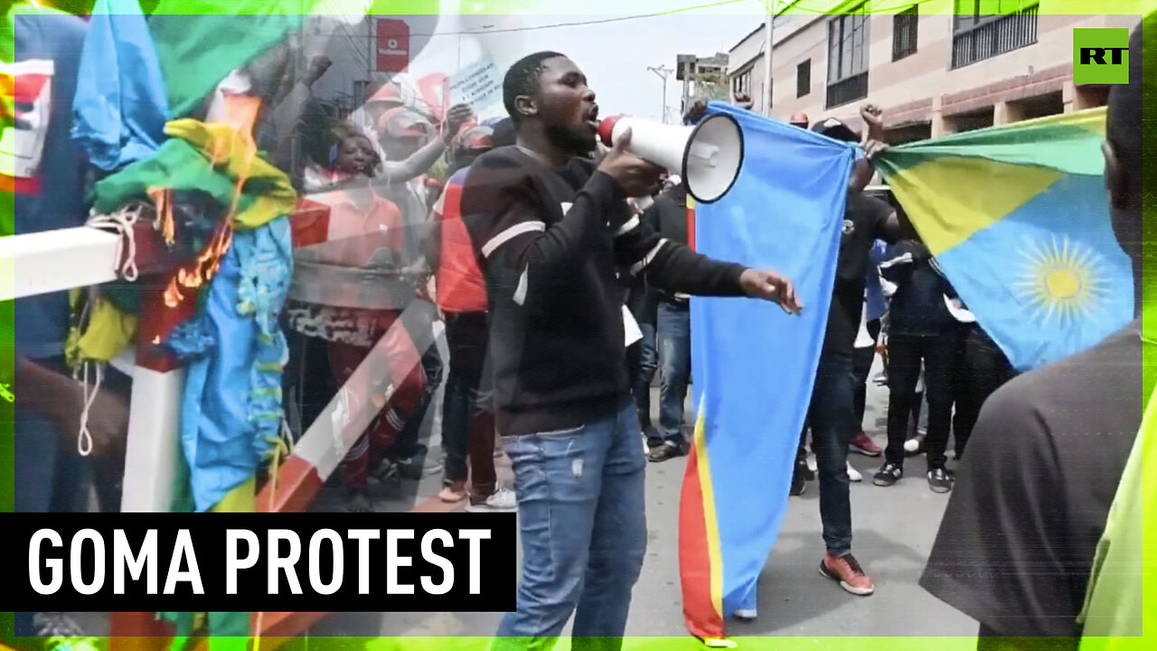 Goma protesters rally against escalation of military tensions, burn ...