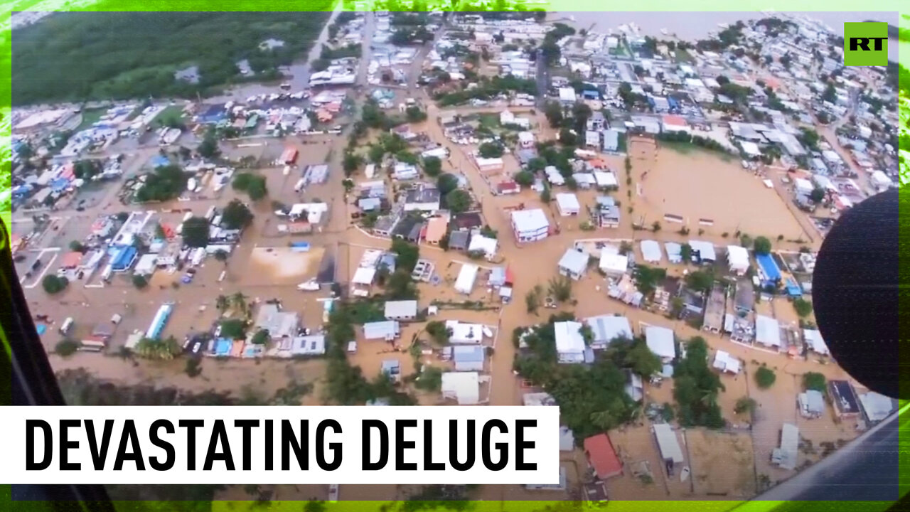 Damaged homes, flooded airport: Aerial footage reveals hurricane ...